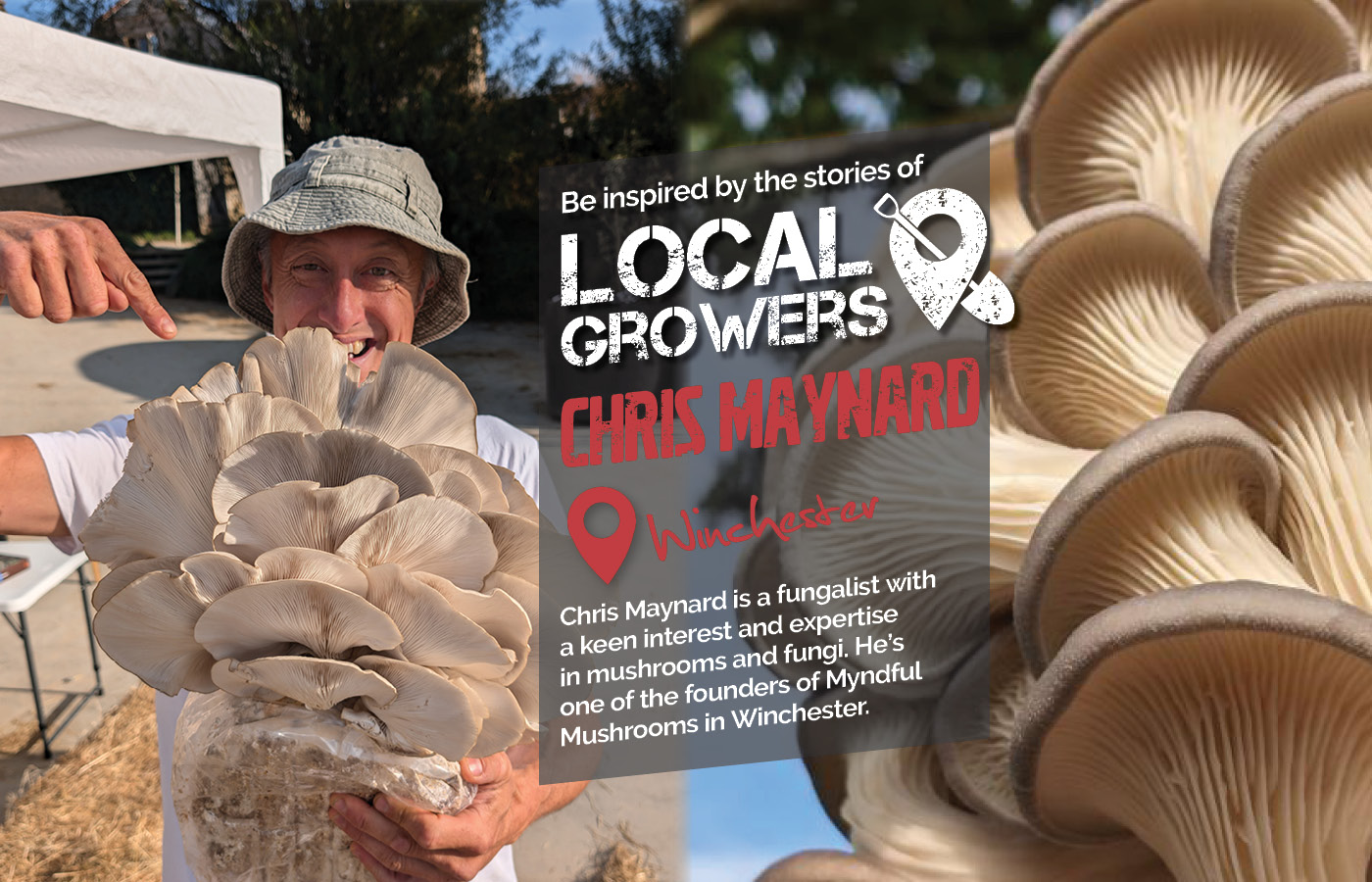Chris Maynard, AKA "Happy Mush Chris' | Local Growers